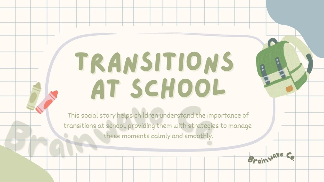 Social Story Transitions at School - Etsy UK