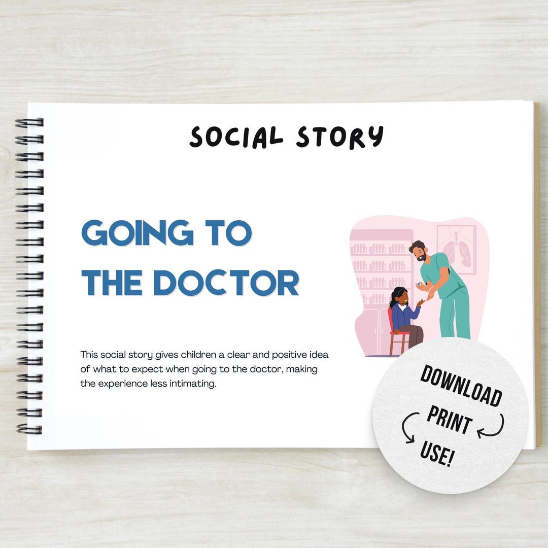 Going to the Doctor: Social Story for Speech Therapy & Autism Visual ...