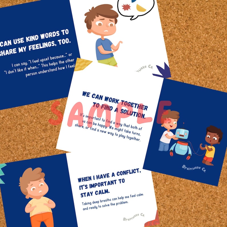 Conflict Resolution Social Story – Autism, Special Needs (digital ...