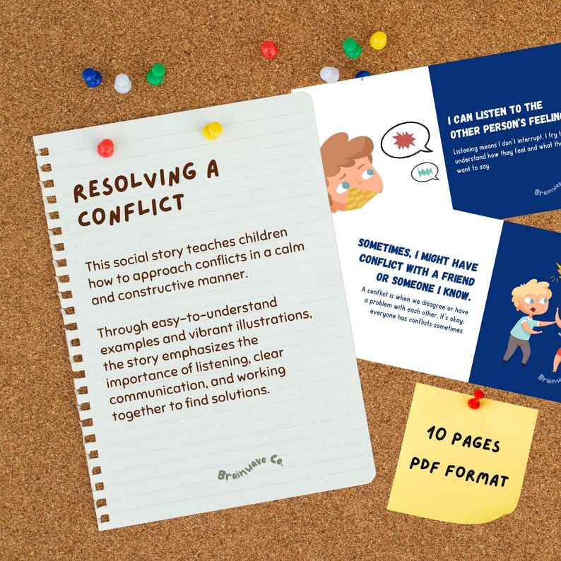 Conflict Resolution: Autism, Special Needs (digital Download) - Etsy