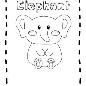 10 Pages Kawaii Animals Coloring Pages for Kids Children Boys and Girls ...