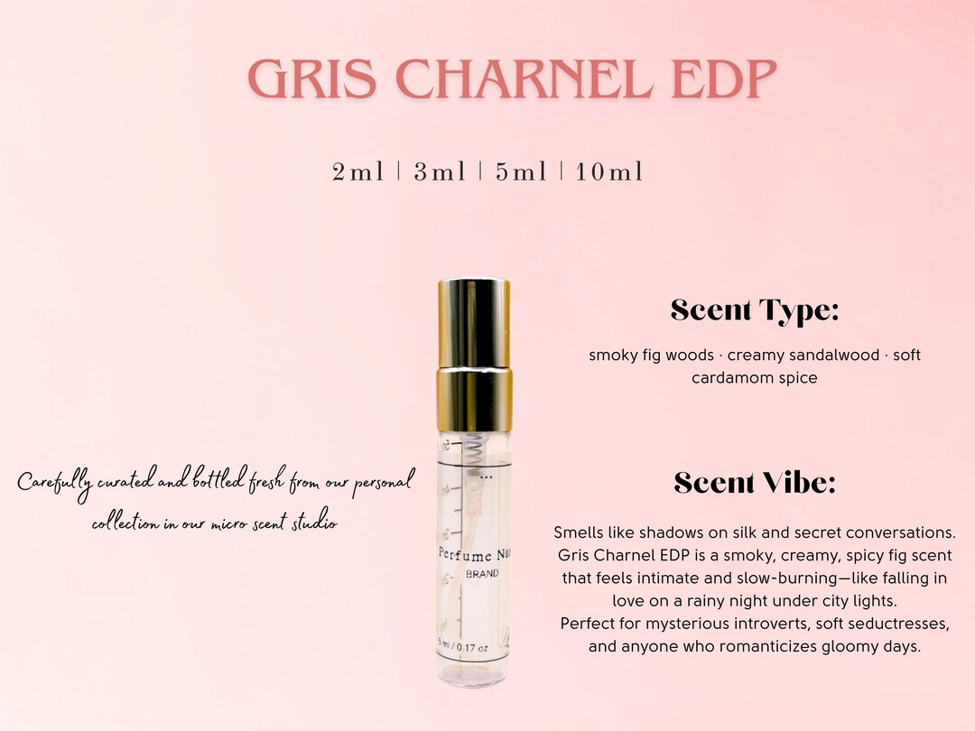 Gris Charnel Perfume Sample | Spicy Fig & Creamy Sandalwood | Warm ...