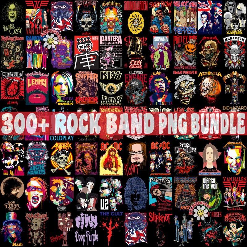 Rock Band Patches - Etsy