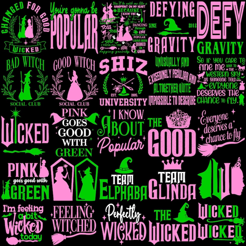 Wicked the Movie Svg - Etsy