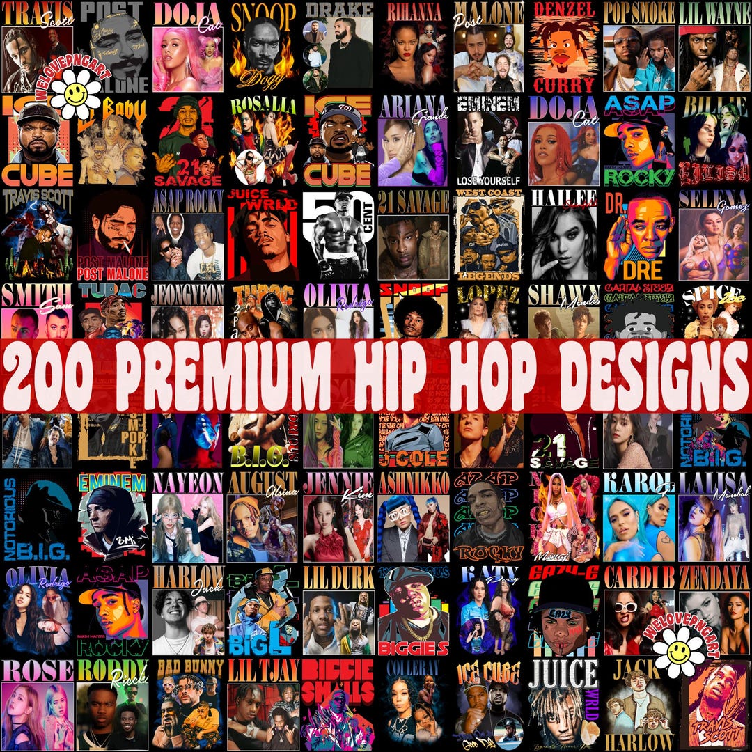 200 Hip Hop Rappers Bundle Png, Female Singers Png, Rappers Png ...