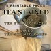 Tea Stained Printable Pages: Junk Journal & Scrapbook (digital Download ...