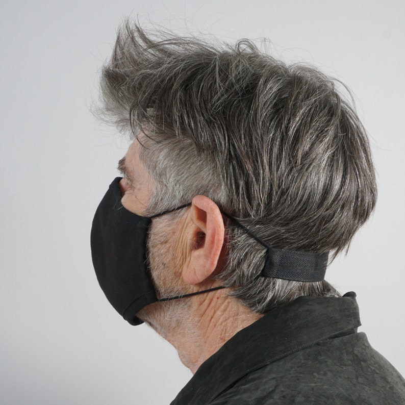 Blue Tooth Head Phones Hearing Aid Mask Eyeglass Wearer 100% Cotton ...