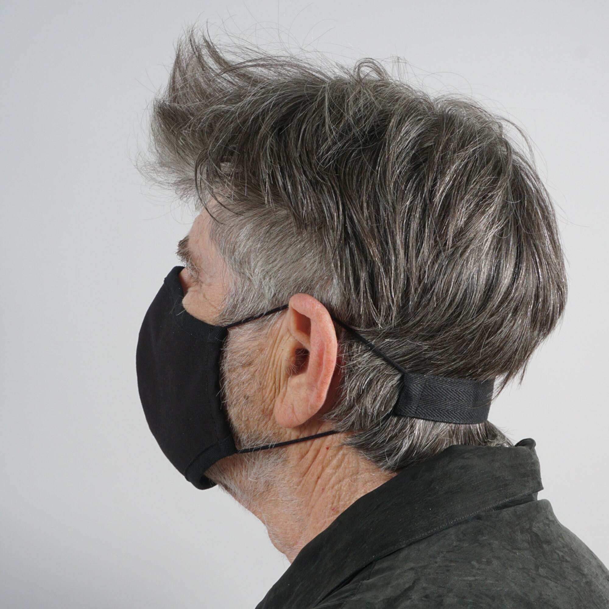 Eyeglass Wearer - Ear Saver Mask - Hearing Aid Mask - Re-usable ...