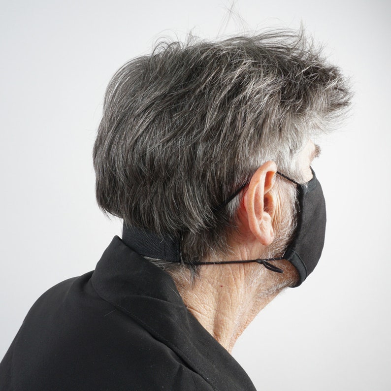 Blue Tooth Head Phones Hearing Aid Mask Eyeglass Wearer 100% Cotton ...