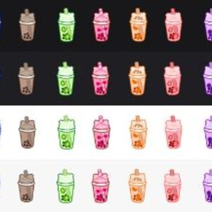 Adorable Boba Tea Emotes and Badges for Twitch, Discord, and More ...