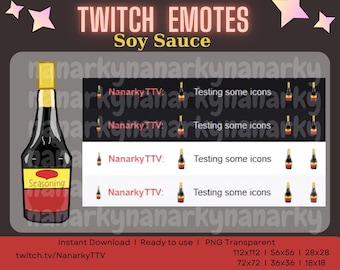 Cute Sauce Emotes for Discord & Twitch | Mayo | Food-themed Emotes for ...