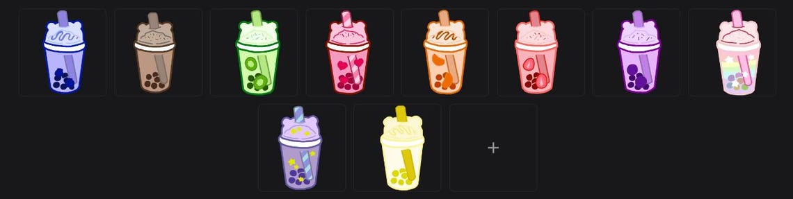 Adorable Boba Tea Emotes and Badges for Twitch, Discord, and More ...