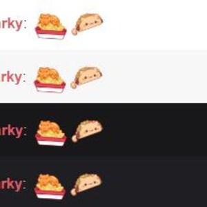Kawaii Cat Tacos and Nachos Emotes - Instant Download | Twitch ...