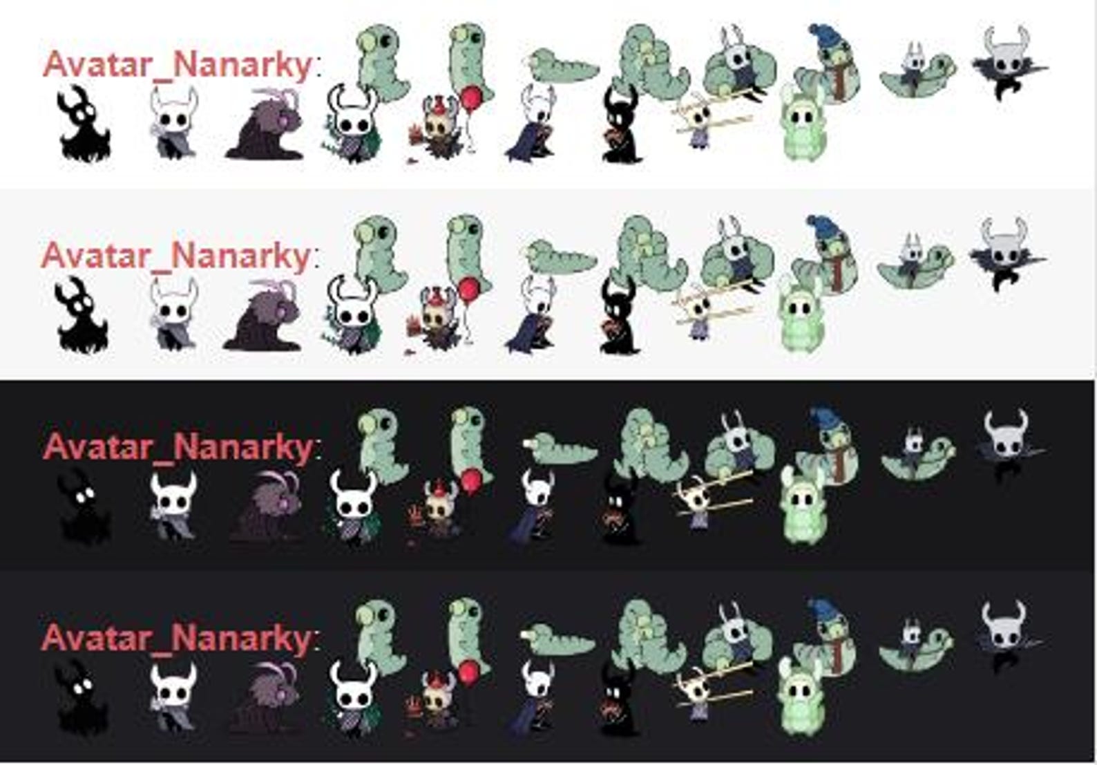 Hollow Knight Twitch Emote | Chibi Game Character Emote | Cute Hollow ...