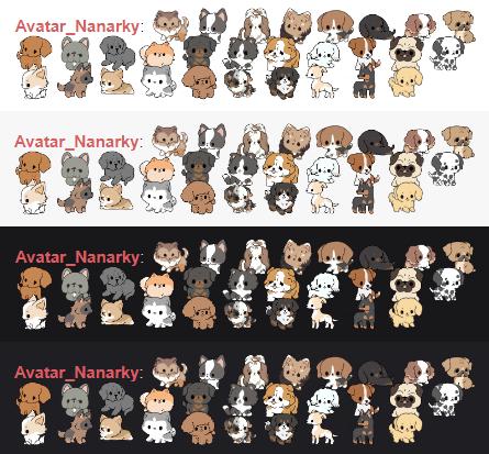 Set of 29 Dog Breed Emotes - Cute Digital Dog Emoticons for Streaming ...