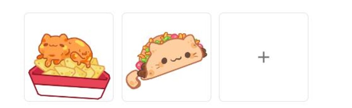 Kawaii Cat Tacos and Nachos Emotes - Instant Download | Twitch ...