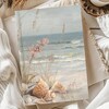 Art Deco Seashells Soft Cover Journal Gift for Her Blue Sea Shells ...