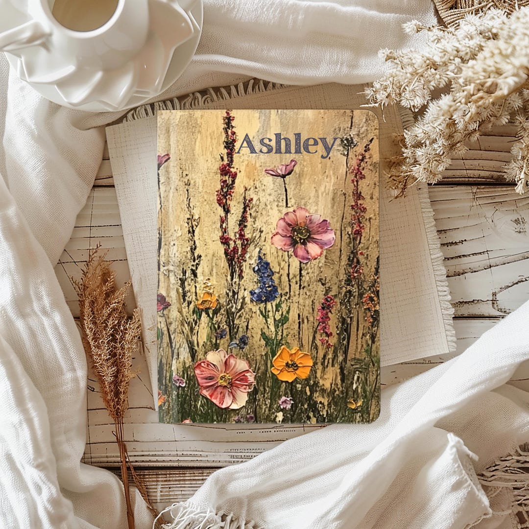 Wildflowers Journal, Customized Flower Writing Diary, Gift for Mom and ...