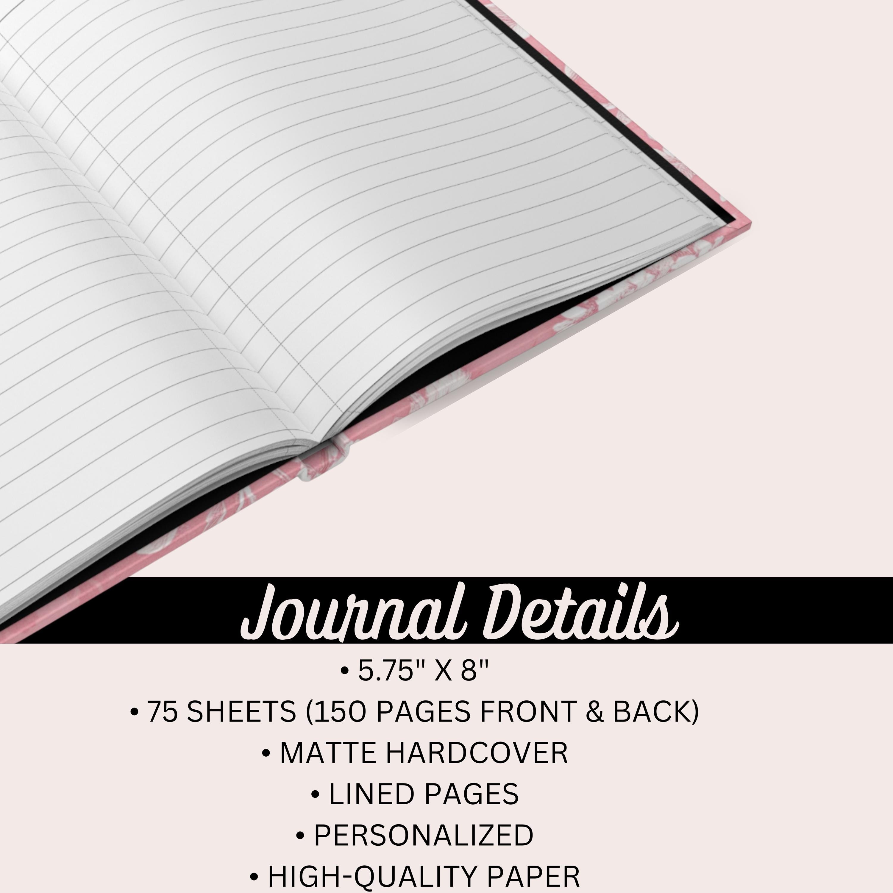 Beach-themed Hardcover Journal: Coastal Decor, Sea Shell Notebook ...