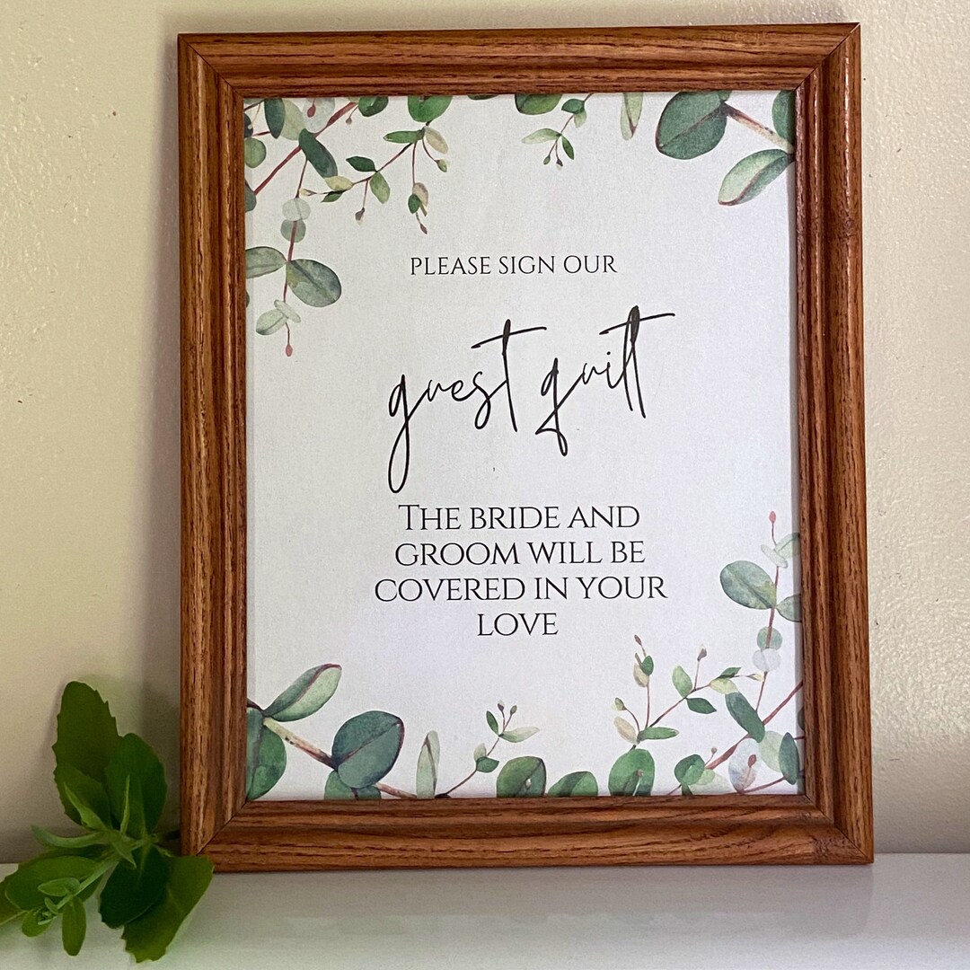 Please Sign Our Guestbook Sign for Guest Book Quilts for Weddings ...