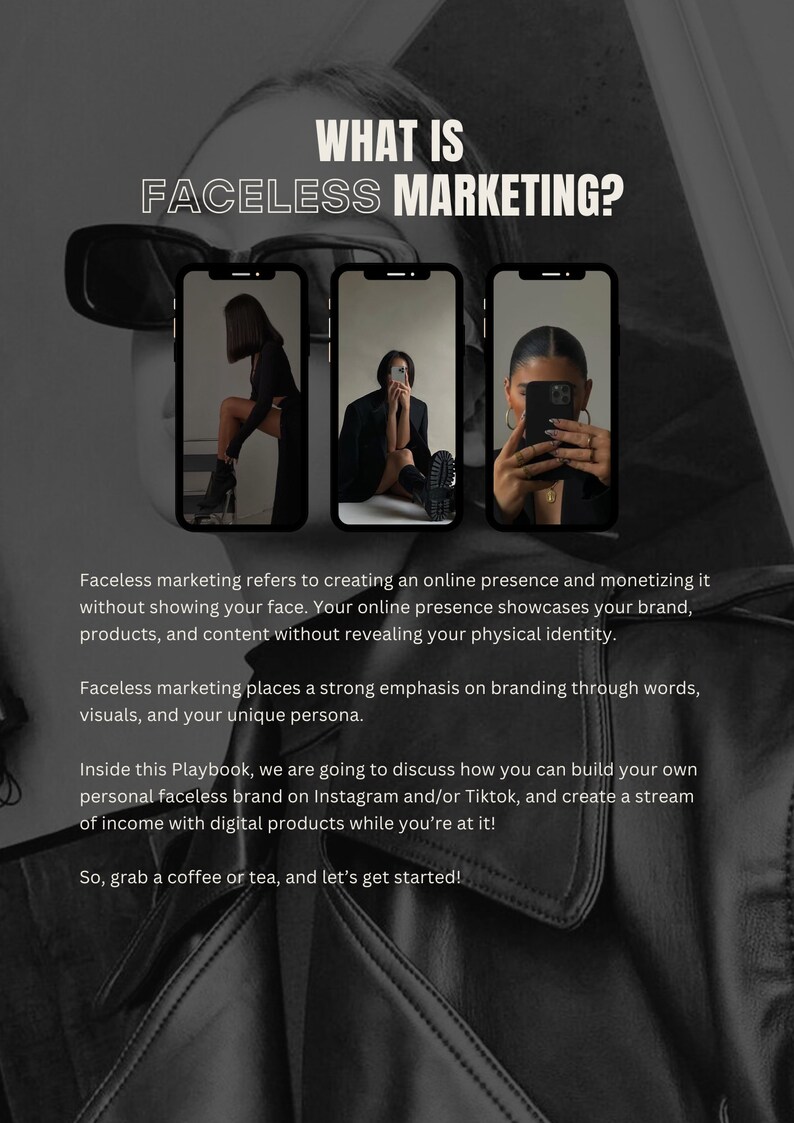 The Faceless Wealth Guide - Etsy