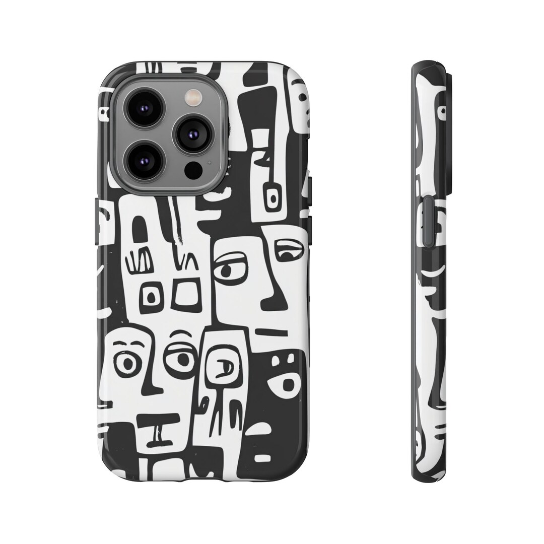 Artistic Line Drawing Design Picasso-inspired Phone Case Tough Cases - Etsy