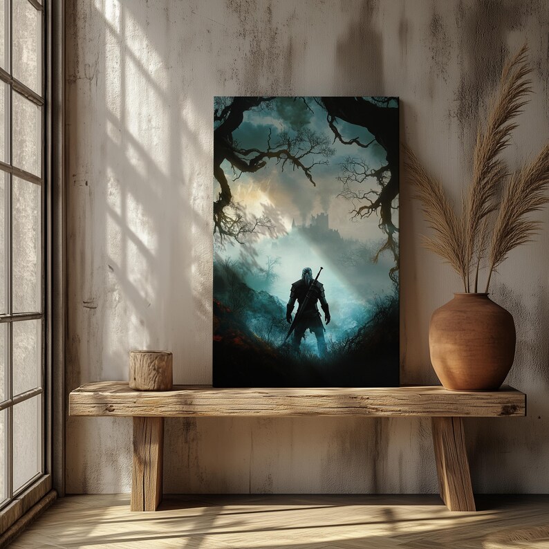 The Witcher Poster- Vibrant, Gaming Posters, Ideal Decor for Gamer ...