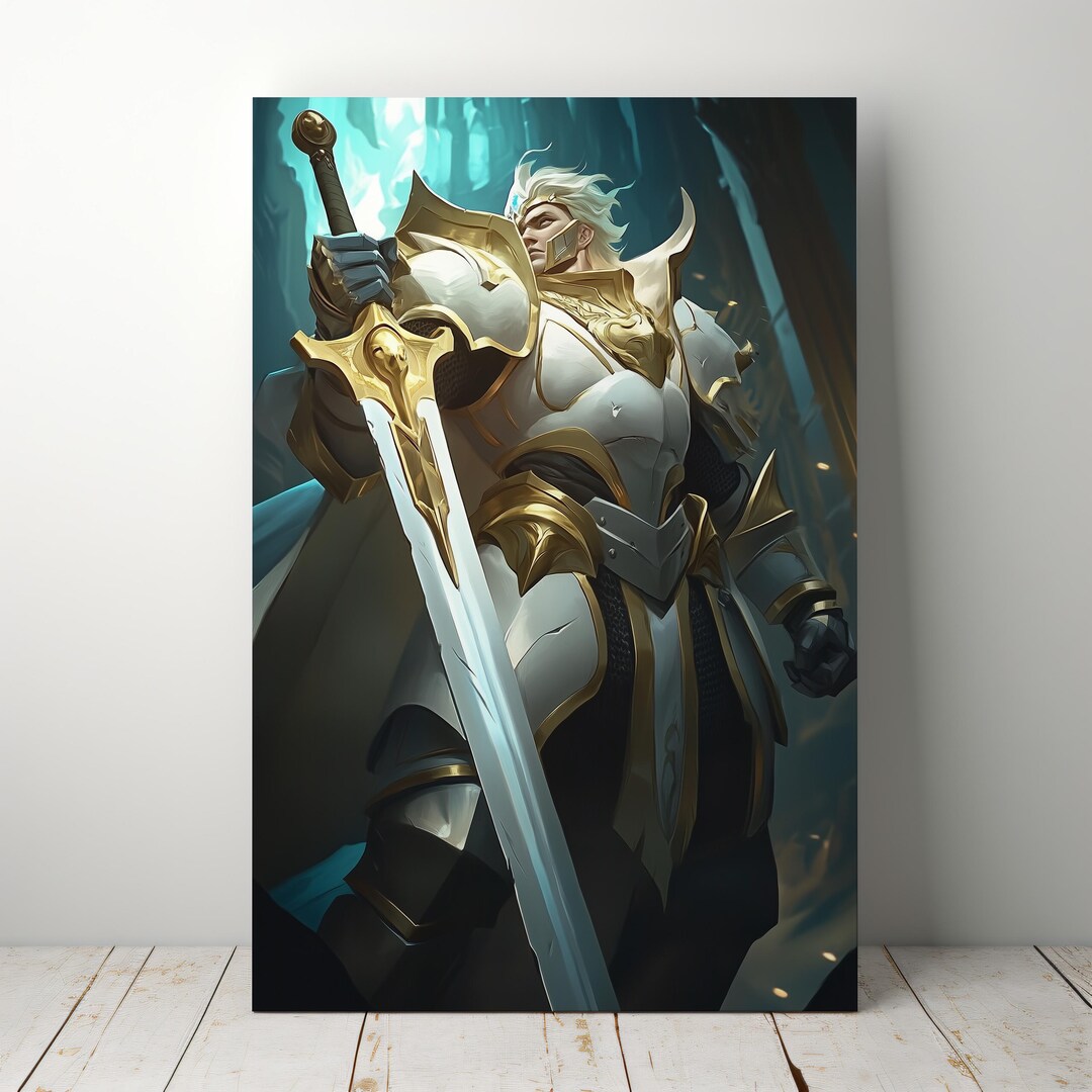 Paladin | Dnd Classes Digital Download Poster | Fantasy Character Class ...