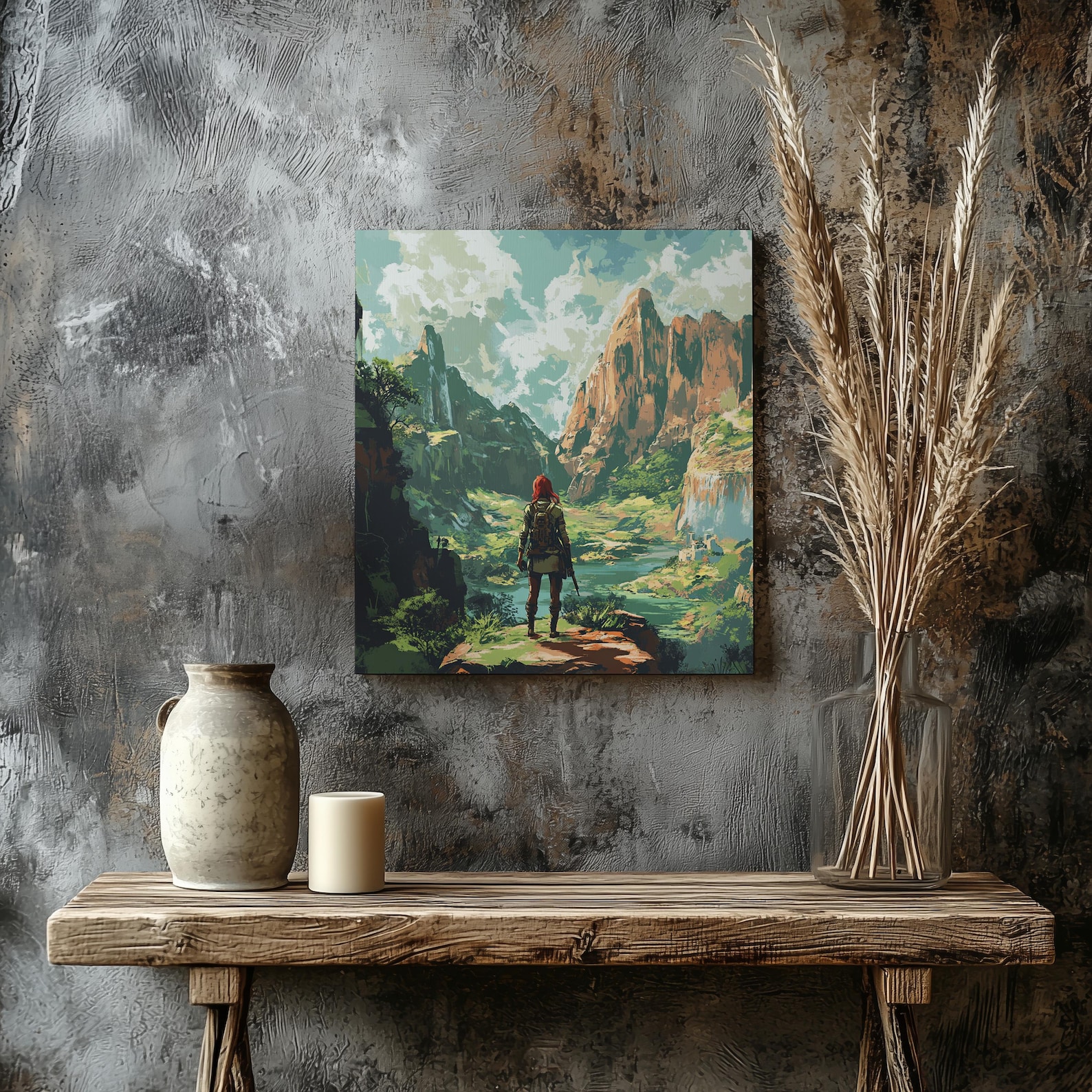 Retro Adventure - Vibrant Gaming Posters, Ideal Decor for Gamer Rooms ...