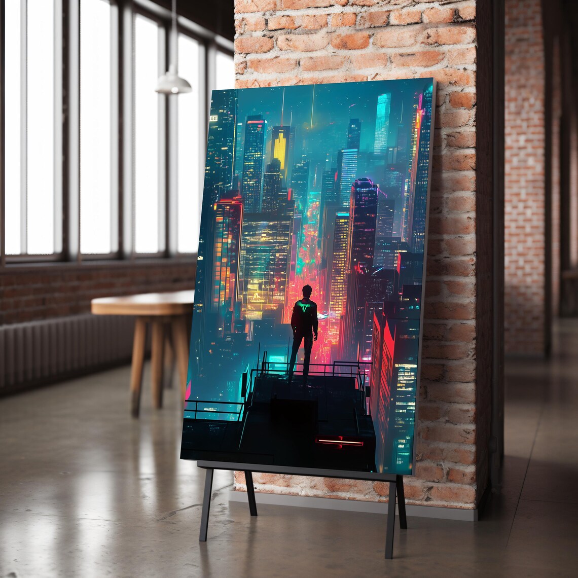 Cyberpunk 2077 Poster – Futuristic Cityscape Gaming Print (digital ...