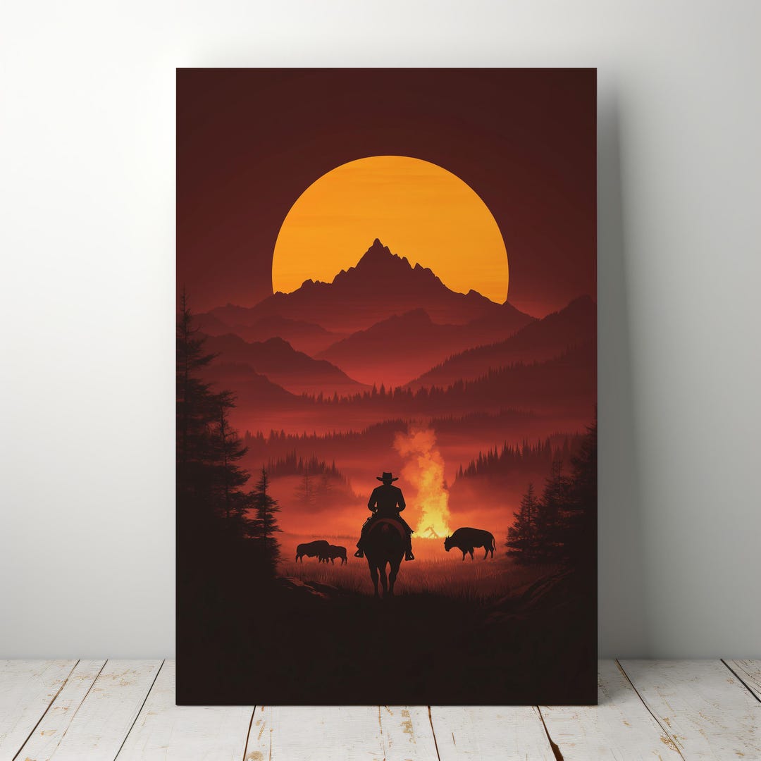 Red Dead Redemption 2 Poster, Beautiful RDR2 Graphic Print for Game ...