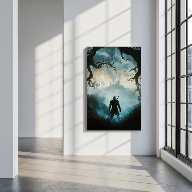 The Witcher Poster- Vibrant, Gaming Posters, Ideal Decor for Gamer ...