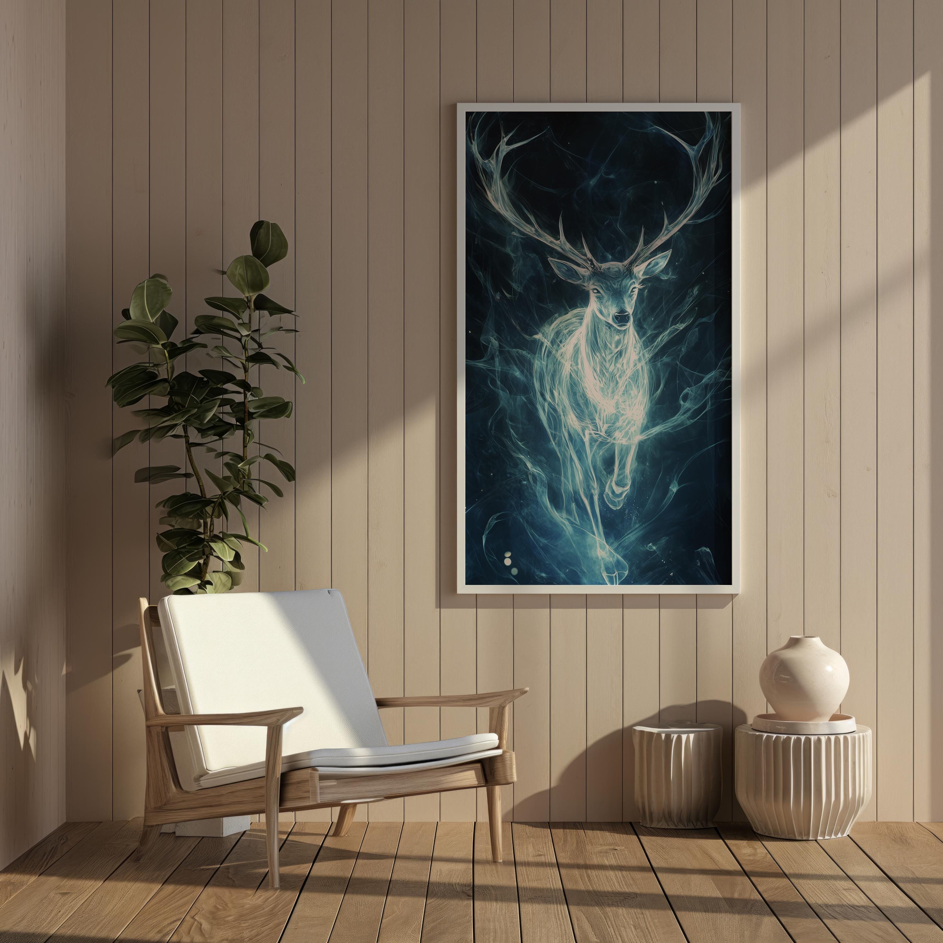 Harry Potter Digital Art Posters,patronus,magical Hogwarts Wall Decor ...