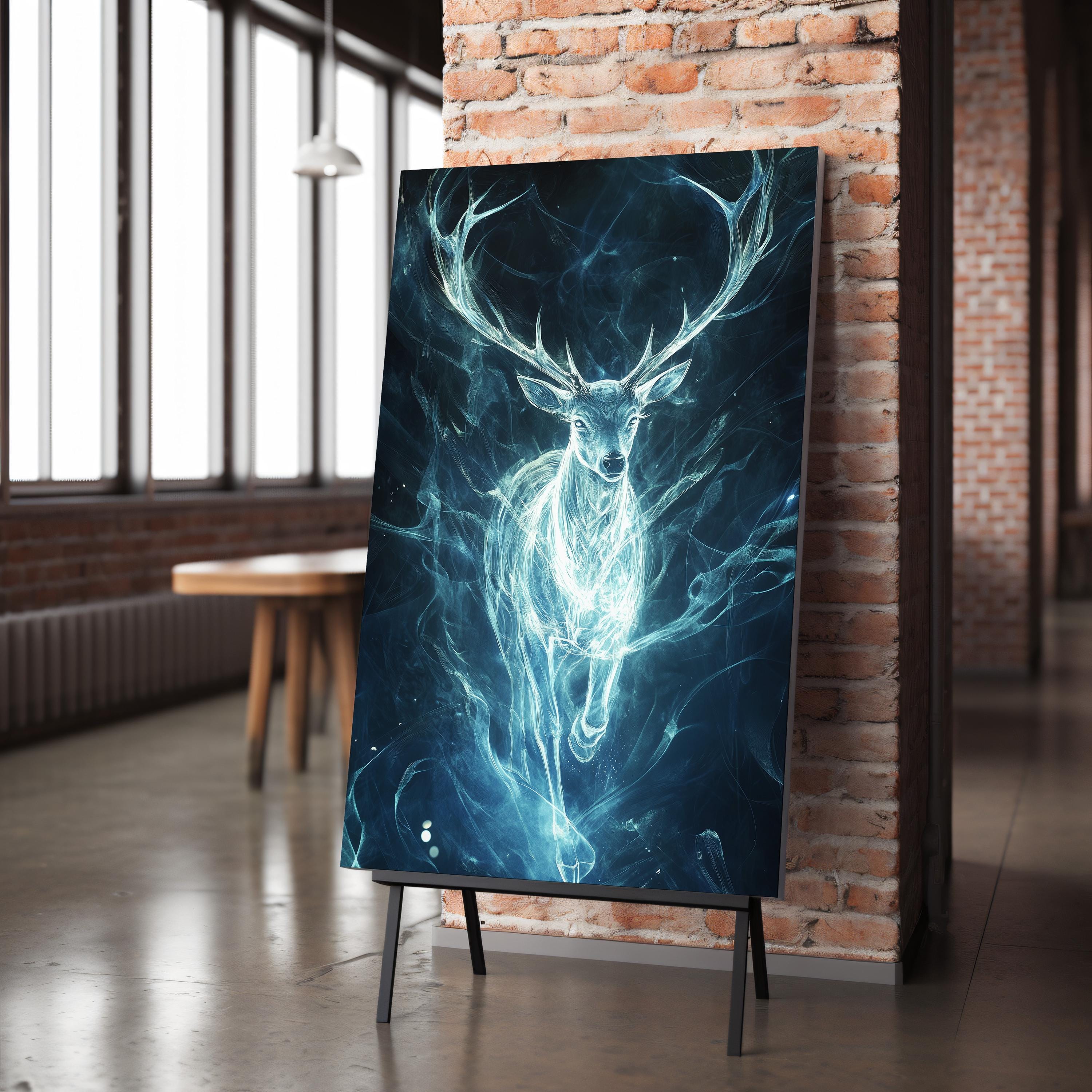 Harry Potter Digital Art Posters,patronus,magical Hogwarts Wall Decor ...