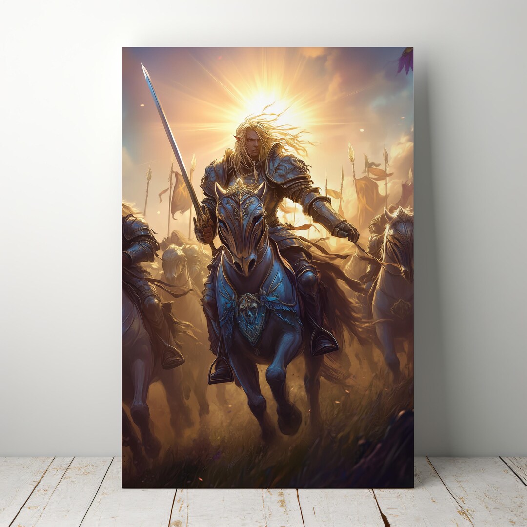 Paladin Art Print | Dnd Character Class Poster (digital Download) - Etsy