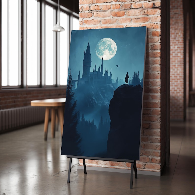 Harry Potter Bundle Digital Art Posters, Magical Hogwarts Wall Decor ...