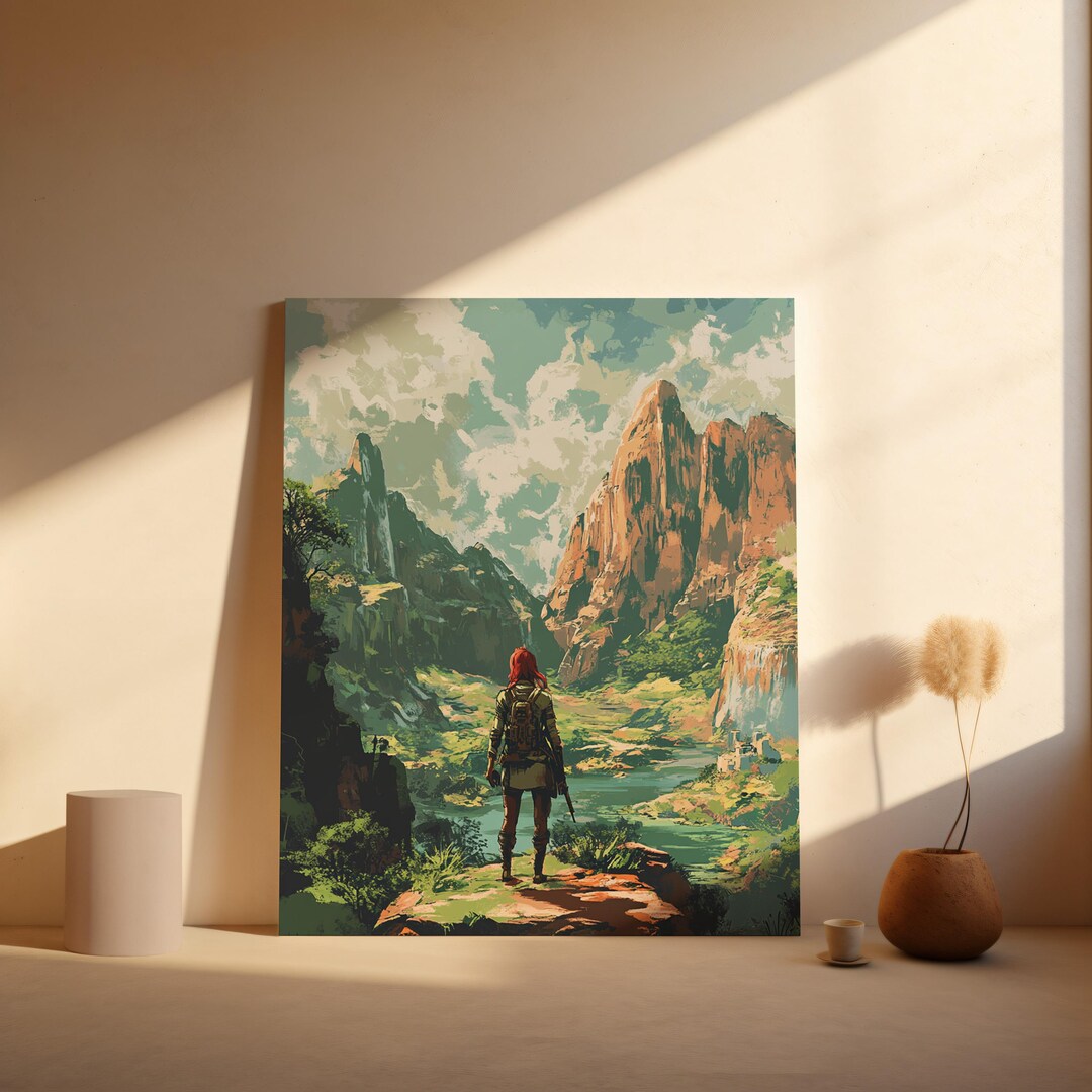 Retro Adventure - Vibrant Gaming Posters, Ideal Decor for Gamer Rooms ...
