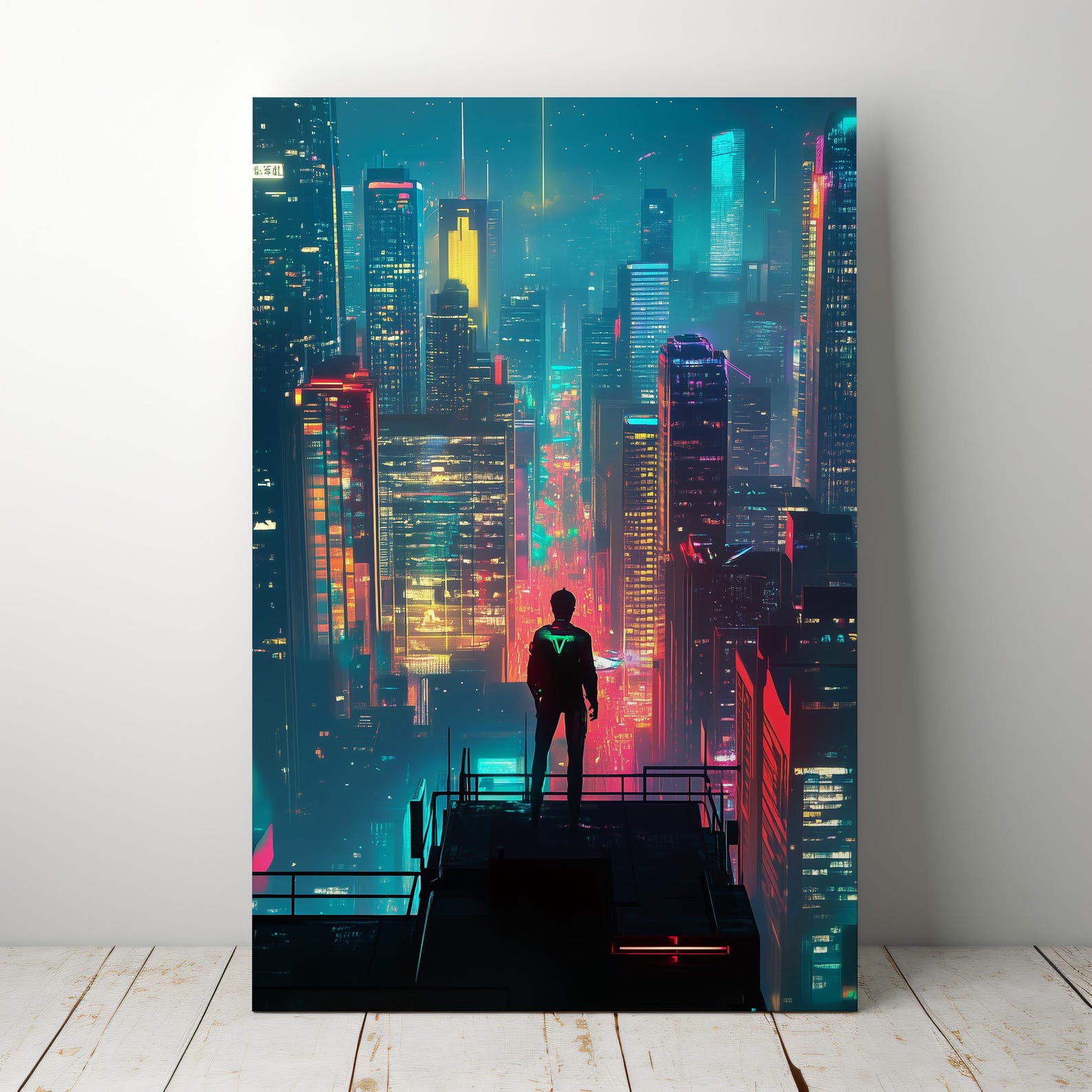 Cyberpunk 2077 Poster – Futuristic Cityscape Gaming Print (digital ...