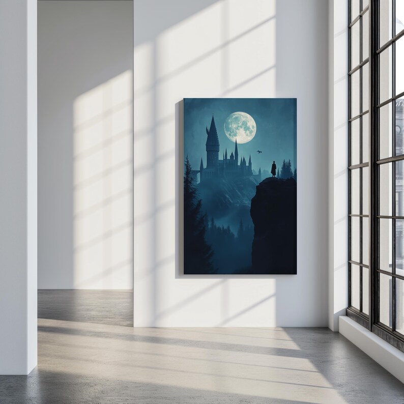 Harry Potter Bundle Digital Art Posters, Magical Hogwarts Wall Decor ...