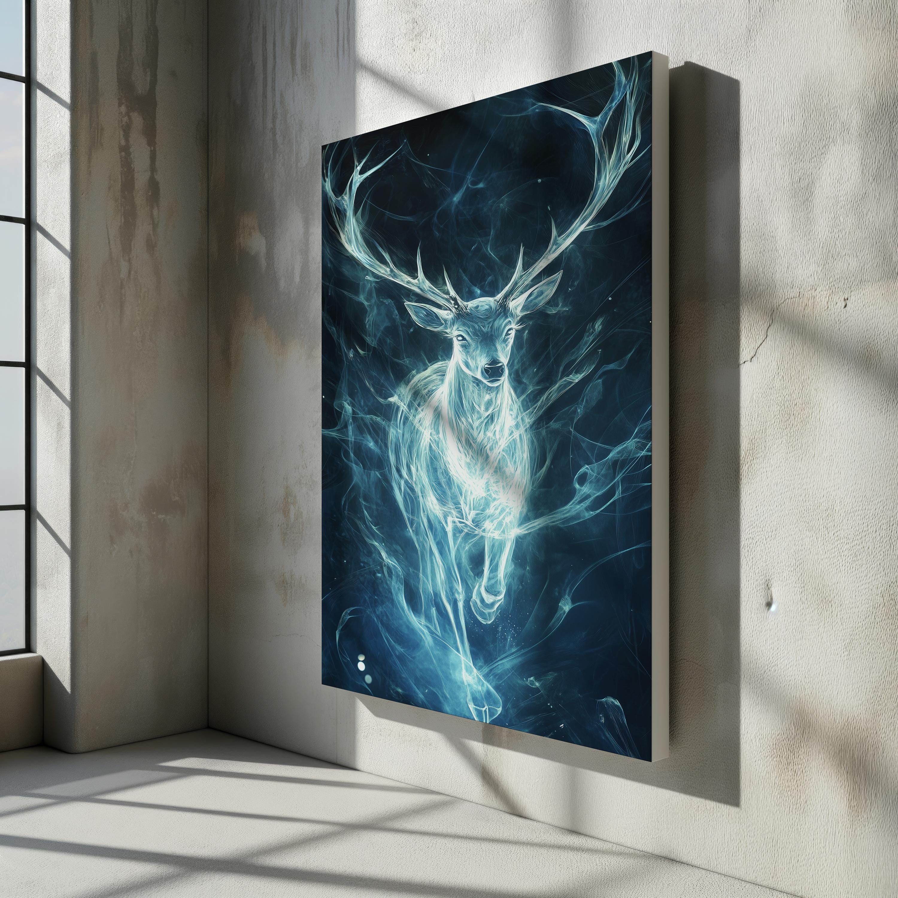 Harry Potter Digital Art Posters,patronus,magical Hogwarts Wall Decor ...