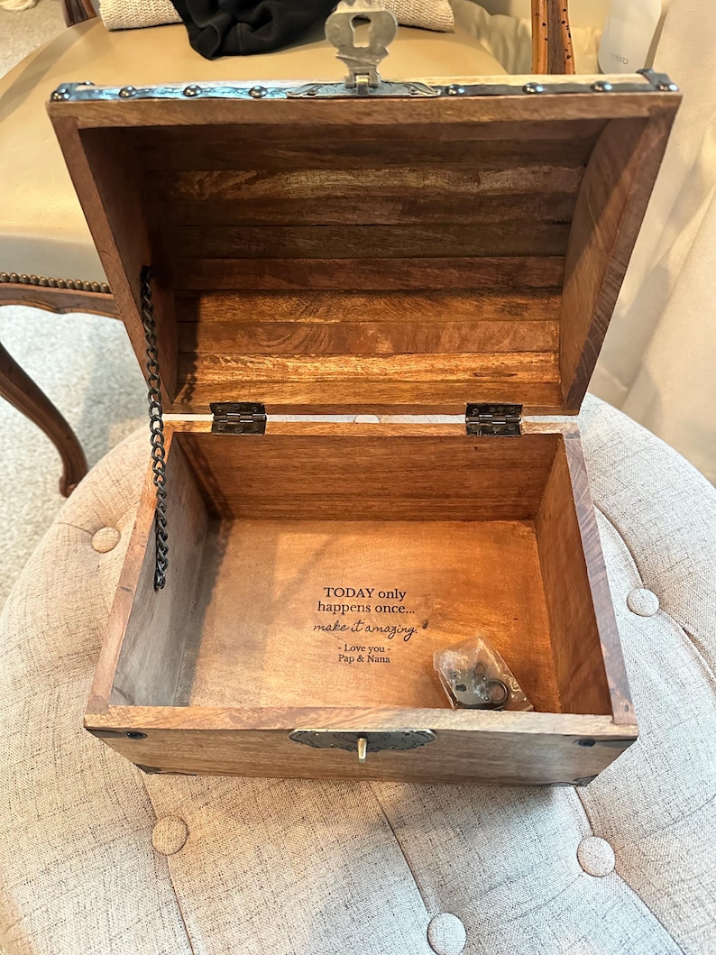 Personalized Wooden Pirate Treasure Chest | Kids Keepsake Memory Box - Etsy