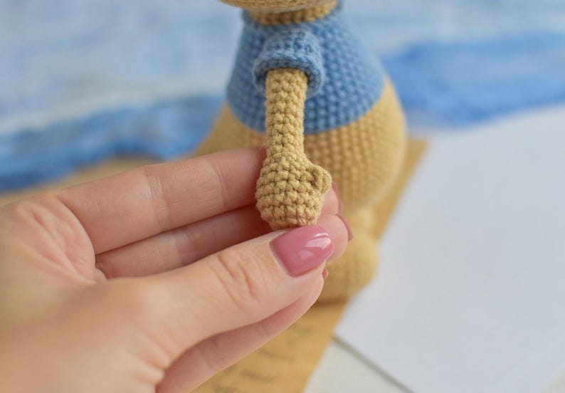 Crochet PATTERN PDF Amigurumi Kangaroo / Crochet Kangaroo / Kangaroo ...