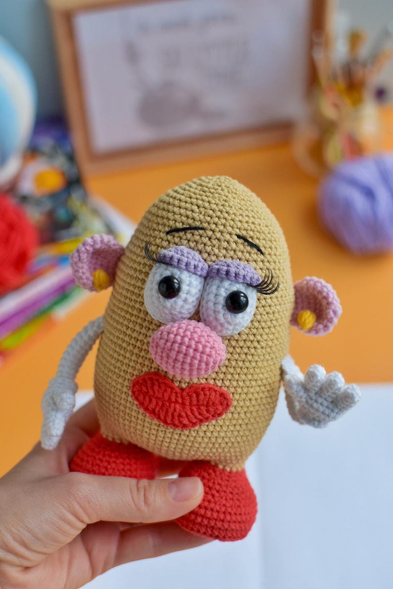 Crochet Mrs. Potato Amigurumi Pattern (PDF) - Etsy