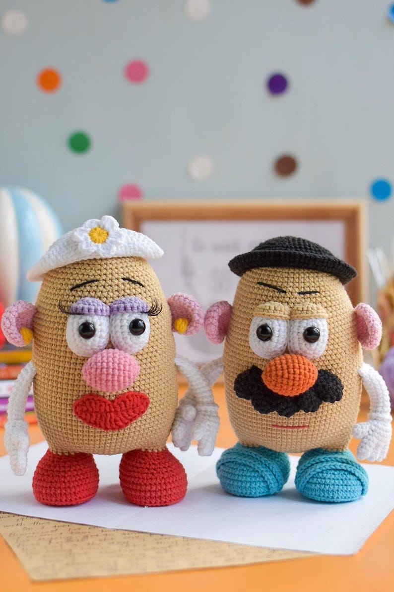 Crochet Mrs. Potato Amigurumi Pattern (PDF) - Etsy