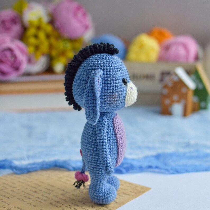 Crochet Amigurumi Eeyore Pattern (PDF Download) - Etsy