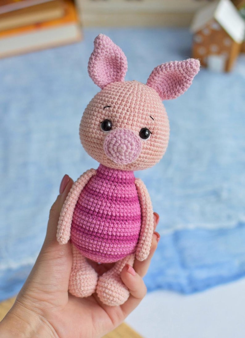 Crochet PATTERN PDF Amigurumi Cute Piglet/ Crochet Piglet / Piglet ...