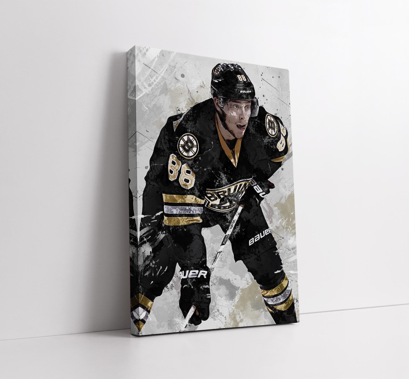 David Pastrnak Wall Art Boston Bruins Poster Sports Gift for Him Hockey ...