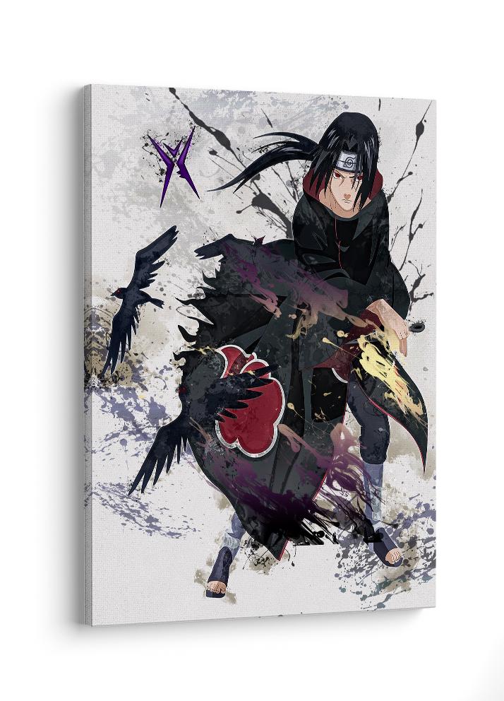 999 Itachi Uchiha Poster Naruto Anime Animation Canvas Wall Art Man ...