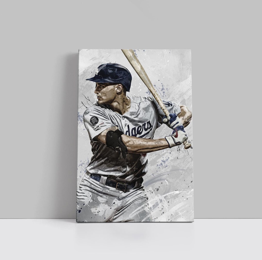 Corey Seager Poster Los Angeles Dodgers Wall Art Sports Gift for Him ...
