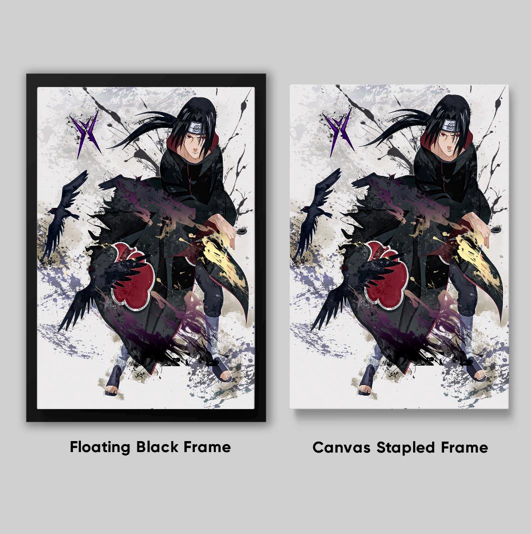 999 Itachi Uchiha Poster Naruto Anime Animation Canvas Wall Art Man ...